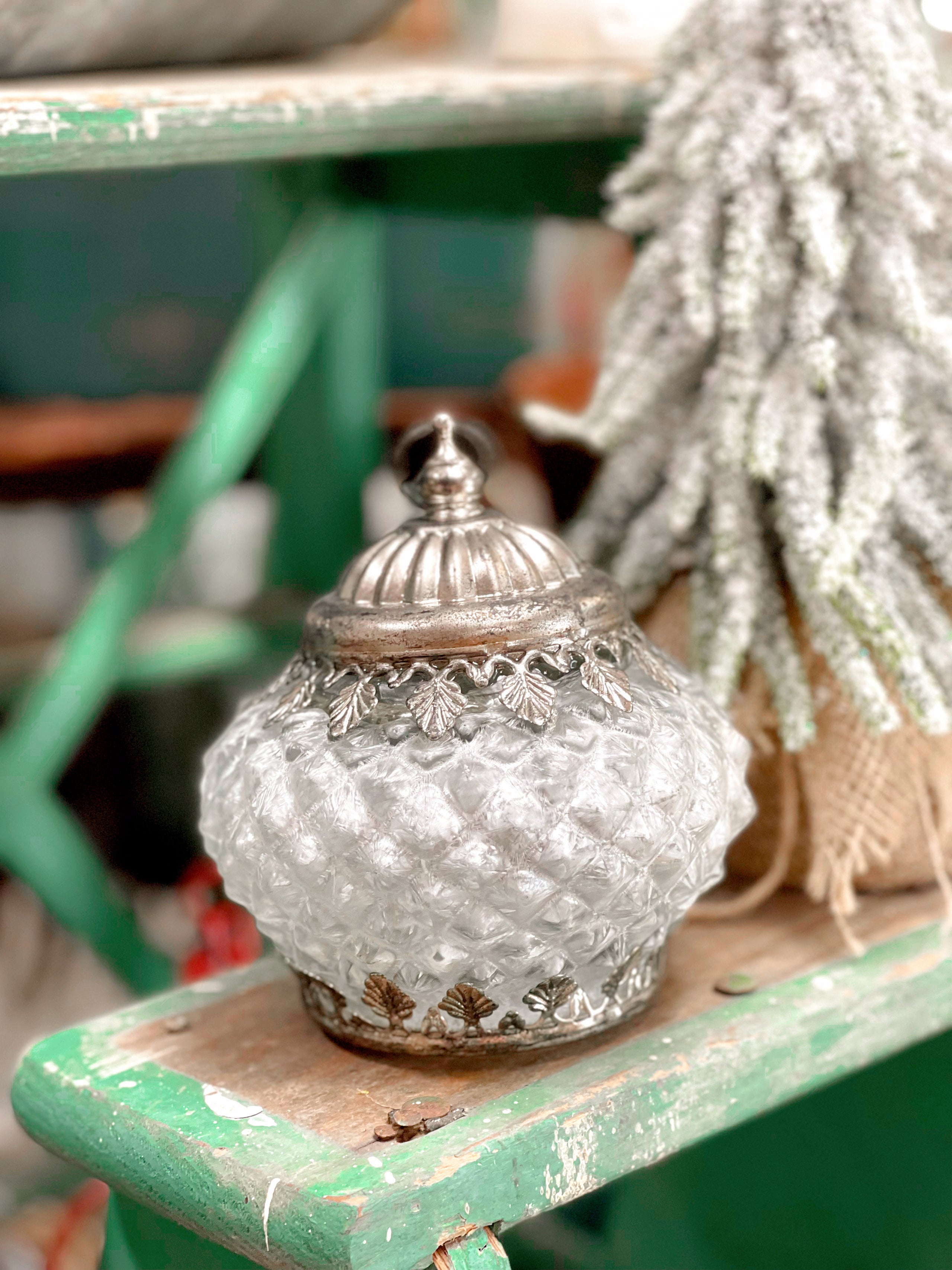 Silver Diamond Lantern | Hammar's Mercantile
