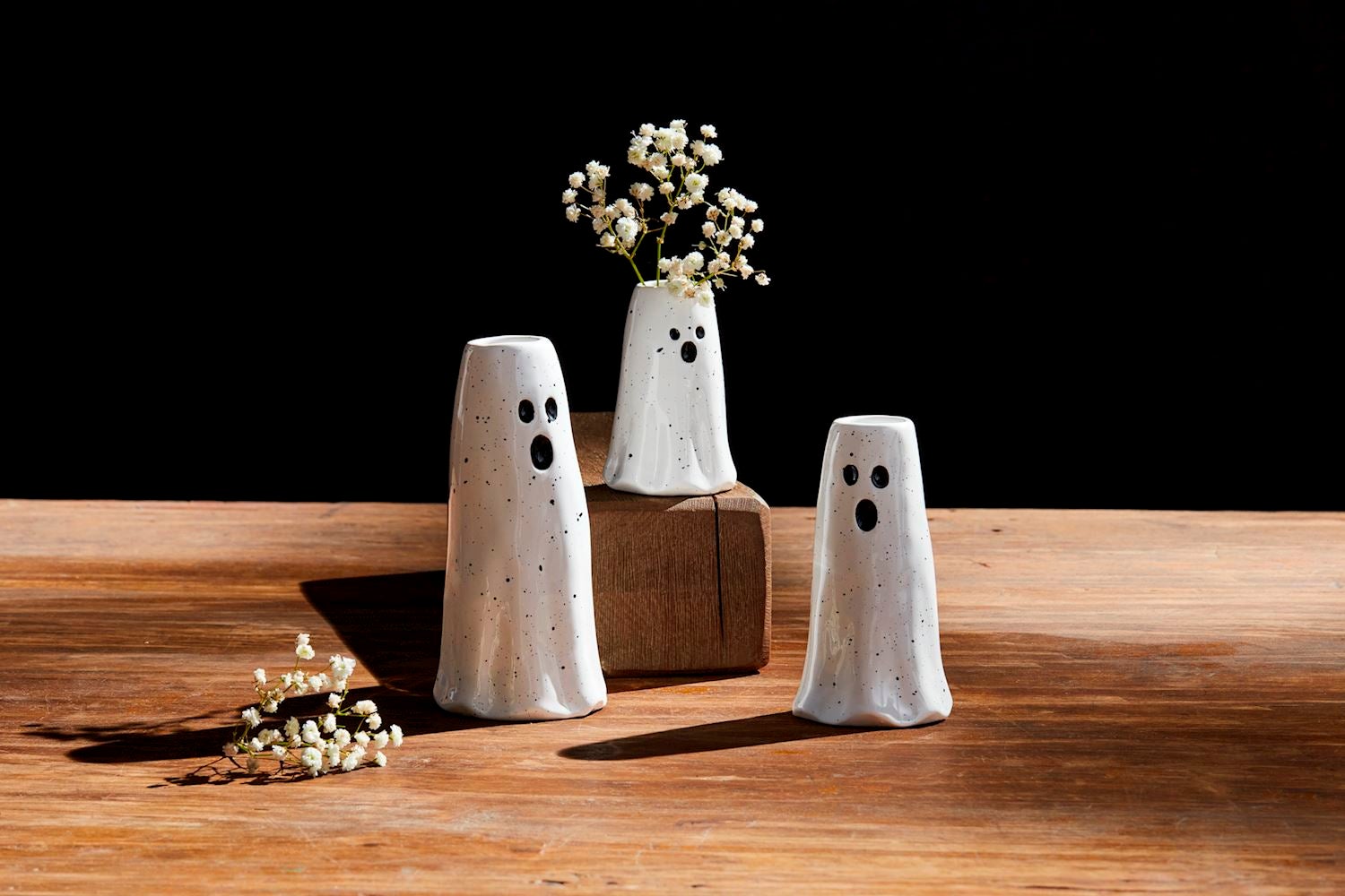 Ceramic Ghost Vases | 3 Sizes | Hammar's Mercantile